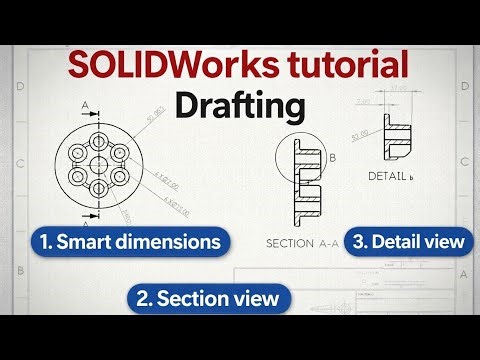 How to do Drafting tutorial solidworks 