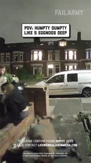 let's see them try to put YOU back together again, Wall! 😩 🤣 #cctv #propertydamage #epicfail #doorbellcam #drunk #drunkfail #fail #fblifestyle | FailArmy