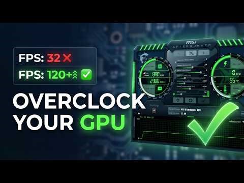 How to Overclock Your GPU for MAX FPS 🚀 (Safe & Easy Guide 2026) | MSI Afterburner Tutorial