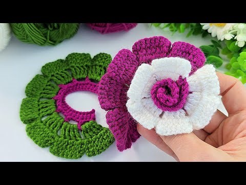 AMAZING Crochet Flower 💕 Step-by-Step Easy Tutorial | Beautiful & Simple Design