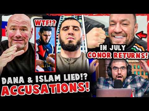 SERIOUS ACCUSATIONS on Dana White & Islam Makhachev! Conor McGregor RETURNS INTERNATION FIGHT WEEK!
