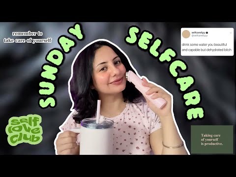 My Sunday Self Care Routine 🛁✨ | Hair Oiling, Face Mask, Shower Routine & More! 🍁