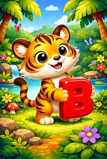 Learn Letter B 🔤 | ABC Alphabet for Kids | BabyBello World #Shorts