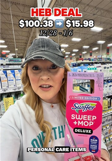 This is crazy work as I just walked out of HEB paying just under $16 for $100 worth of items!! After clearance markdowns and digital coupons in the My HEB app, I was able to save big on household and personal care items and I’m sharing how I did it so that you can check your local store for the same deals! (12/28 - 1/6) #heb #hebdeals #deals #couponing #savingmoney