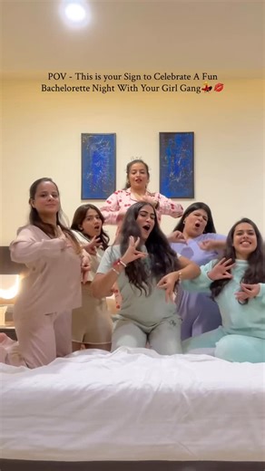 Rinky Loungani on Instagram: "Tag A Bride To Be💍 It was @komal_moolrajani ‘s Bachelorette Night🔥 . . . . [Bachelorette, Bachelorette Party, Bride To Be, Girl Gang, Friends, Forever, Friends For Life, Friendship Goals, Fun, Dance, Party, Bachelorette Night, Bachelor Party] #bachelorette #bridetobe #girlsgang #friendsforever #bacheloretteparty"