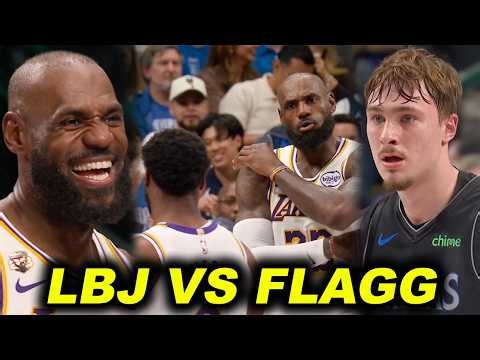 LEBRON VS FLAGG! No Luka & AR napabuhat si LBJ! Napagalitan ni Lebron si Bronny!