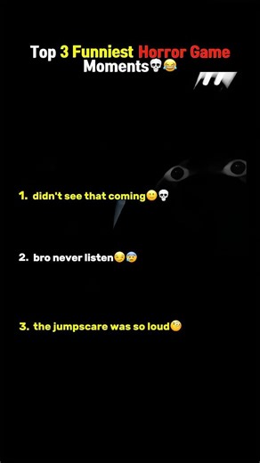 Top 3 Funniest Horror Game Moments (Bro flipped over from his chair😭) #horrorgame #funnygame #scary