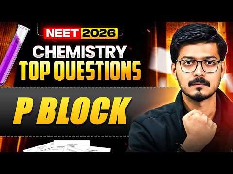 Master P-Block for NEET 2026 | Top MCQs + Tricks (Live)