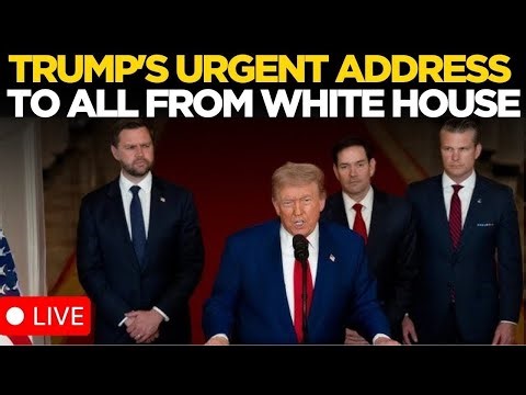Trump LIVE: Donald Trump Urgent Address To The World From White House | Russia | Venezuela | US