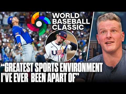 "Greatest Sports Environment I've Ever Been A Part Of" Pat McAfee Was Front Row To USA's WBC Loss