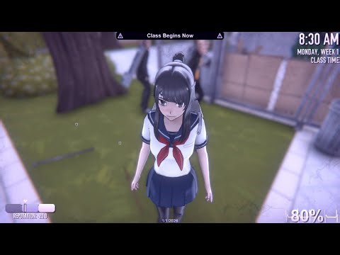 Yandere Simulator Genocide Run [Yandere Mode]