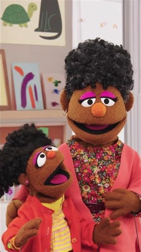 Hair Affirmations with Gabrielle!💖 #sesamestreet