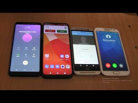 Incoming call&Outgoing call at the Same Time Coolpad+ Samsung A 8 plus+Note2 Miui+HTC M8