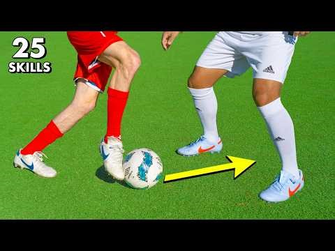 25 SKILL MOVES for When a Defender is CLOSE