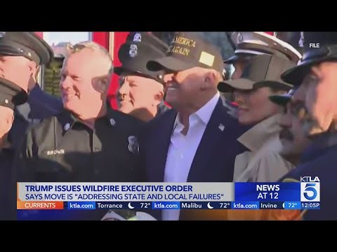 Trump wildfire order sparks backlash from local officials