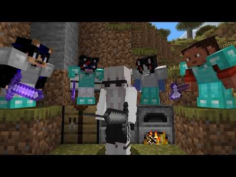 Minecraft Speedrunner VS 4 Hunters REMATCH