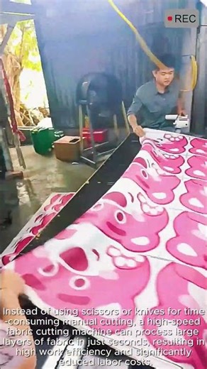 Super Fast Automatic Fabric Cutting Machine #video #viral #creative #technology #machine