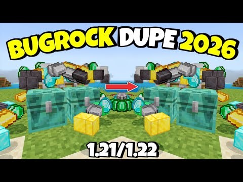 Try This Duplication Glitch Before ITS Patched!! || 1.21/1.22 Minecraft Bugrock Edition|| Dupes Item