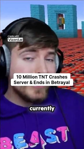 10 Million TNT Crashes Server & Ends in Betrayal MR Beast Gaming🎮 Minecraft Gameplay
