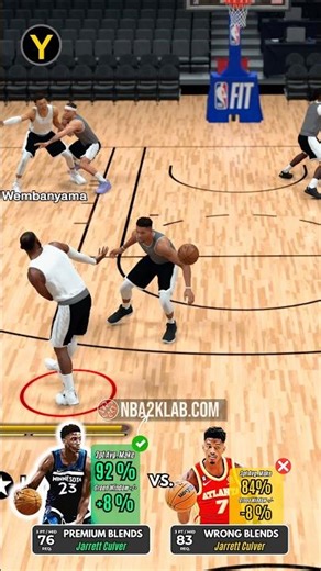 NBA 2K26 Flashy Pass with Right Stick