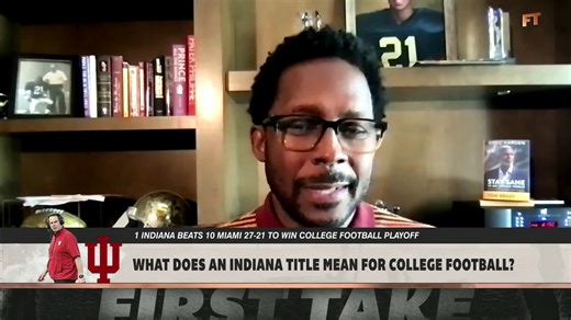 "Now the hard work starts for Cignetti, because he was the hunter, now they're about to be hunted." ✍️ Desmond Howard on what an Indiana title means for college football going forward 🏈 | ESPN First Take