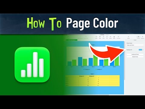 How to Change the Background Color in Numbers for Mac
