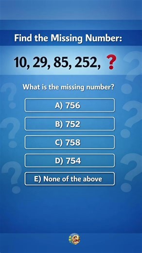 Find the missing number | Number series | Sequence | #missingnumber