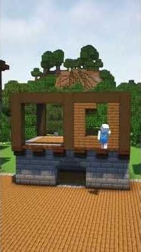 Minecraft Survival Castle Build Tutorial 🏰 #minecraft #minecraftbuilding