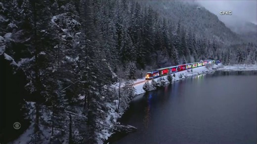 Canadian Pacific Railway decked out its first holiday train 27 years ago. Now merged with Kansas City Southern and known as CPKC, the company is delivering festive fun all across North America. | CBS Evening News