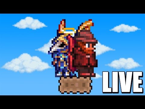 Terraria's NEW Skyblock With a Friend