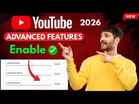 YouTube Advanced Features Enable Kaise Kare | Enable YouTube Advanced Features 2026