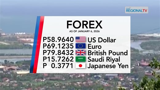 Foreign Exchange Rate as of January 6, 2026 | Balitang Bisdak