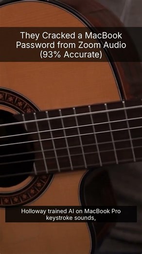 They Cracked a MacBook Password from Zoom Audio (93% Accurate)