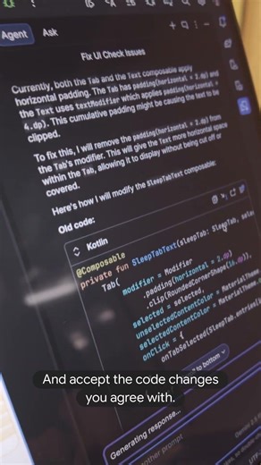 What is android studio's "Fix UI" AI feature and how to use it