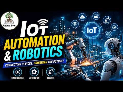 IoT Automation & Robotics Explained | Smart Industry 4.0 Technology | Wisdom Roots