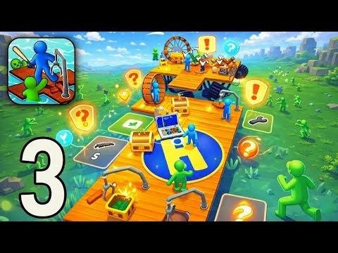 Zombie Raft – Gameplay Walkthrough Part 3 – Survivor Base Defense (Android & iOS)