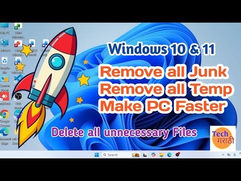 How to clear all Cache & Junk form windows 11 ll how to delete all unnecessary Files windows 11