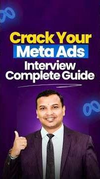 Top 10 Meta Ads Interview Questions & Answers (2026) | Digital Marketing Job Preparation Guide