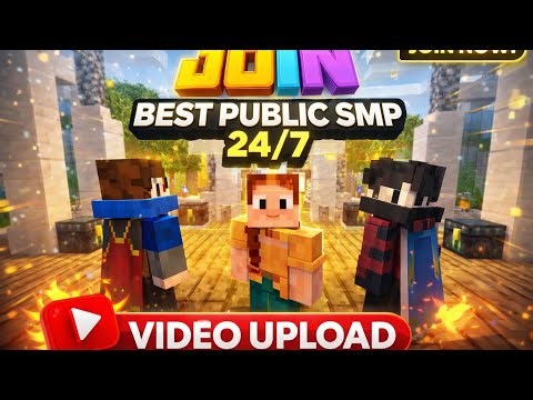 🔥 Join BEST Public SMP 24/7 | Minecraft Survival Server (No Lag!)