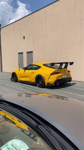 Installing 19” TE37’s on this MK5 Supra! #te37 #carshop #supra