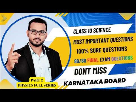 Class 10 Science 2026 🔥 100% Sure Questions | Last Minute Revision | Karnataka Board | Part 2