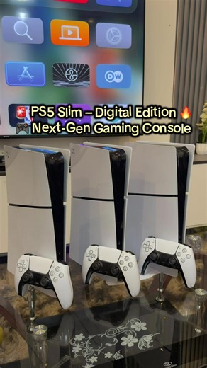 🚨 PS5 Slim – Digital Edition 🔥 🎮 Next-Gen Gaming Console 💾 848GB Storage (Each) 🎮 One Original Controller Included Offline Games Options & Prices: 🎯 Option 1 – ₵6,000 ✝️ The Last of Us ✝️ Call of Duty ✝️ FC26 ✝️ Asphalt Racing 🎯 Option 2 – ₵6,200 🔰 FC26 🔰 GTA Auto V 🔰 Spider-Man 2 (Marvel) 🔰 Pool BLTZ 🎯 Option 3 – ₵5,999 🚹 FC25 🚹 GTA Auto V 💥 Swap Available | We also buy PS5 & consoles for cash 📲 WhatsApp: 0274675884 🇬🇭 Delivery Nationwide | Trusted Plug 👇 Like, Follow & Comme
