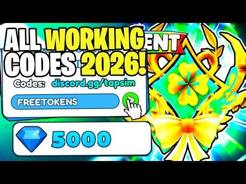 *NEW* ALL WORKING CODES FOR TAP SIMULATOR IN 2026! ROBLOX TAP SIMULATOR CODES