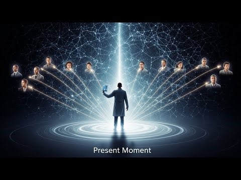 Scientists suggests that the Present moment Exist as a superposition of Multiple possible Future