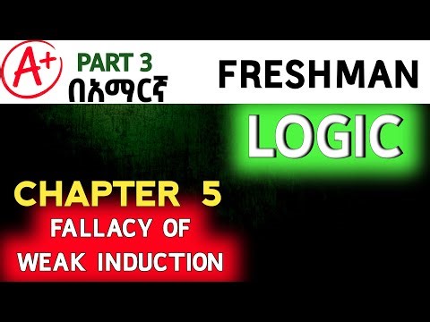 Freshman Logic and Critical Thinking chapter 5 Informal fallacies | Fallacy of Weak Induction #logic