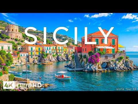 Sicily 4K – Mount Etna Volcano, Mediterranean Coastlines and Timeless Italian Landscapes