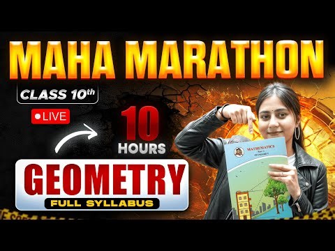 Geometry Maha Marathon🚀😍🔥 | Class 10th Geometry Complete Syllabus😍✅ | Maharashtra State Board🔥