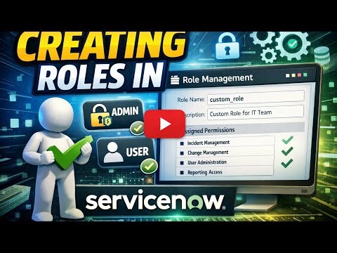 Creating Roles in ServiceNow 🔐 | Complete Admin Guide for Beginners