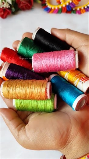 DIY Silk Thread Bangles❣️ #shorts #silkbangles #diy #priyazkraft