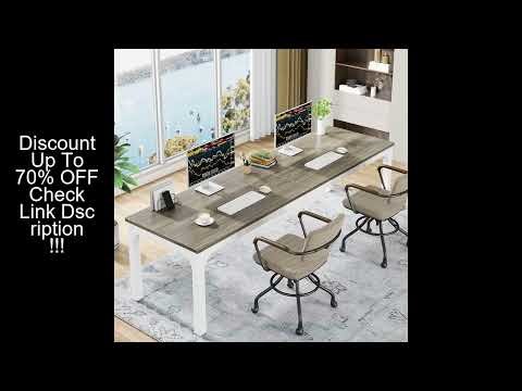 78.7 Inches Extra Long Computer Desk 2 Person Desk, Double Long Desk, Workstaion for Home Office